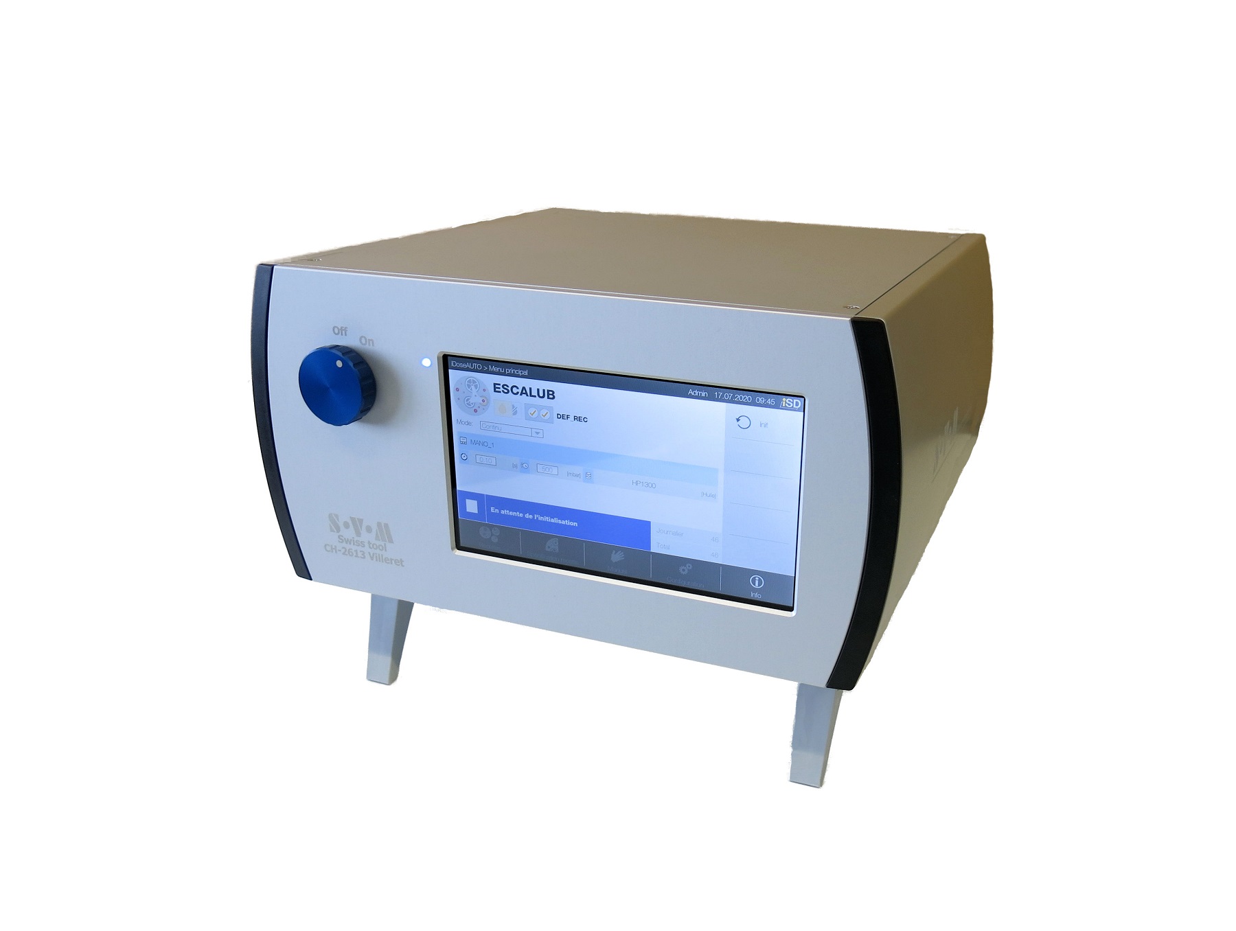 iDoseAUTO Coffret de commande tactile | SVM Micromecanique SA